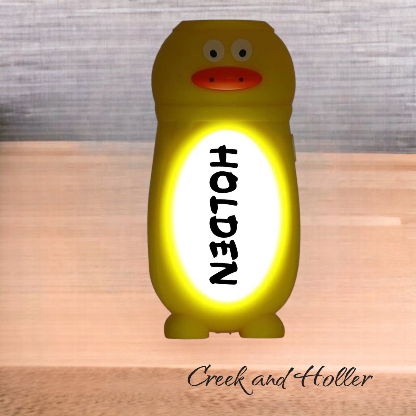 Personalized Kids Animal Flashlight, LED COB Light, Childs Lantern ...