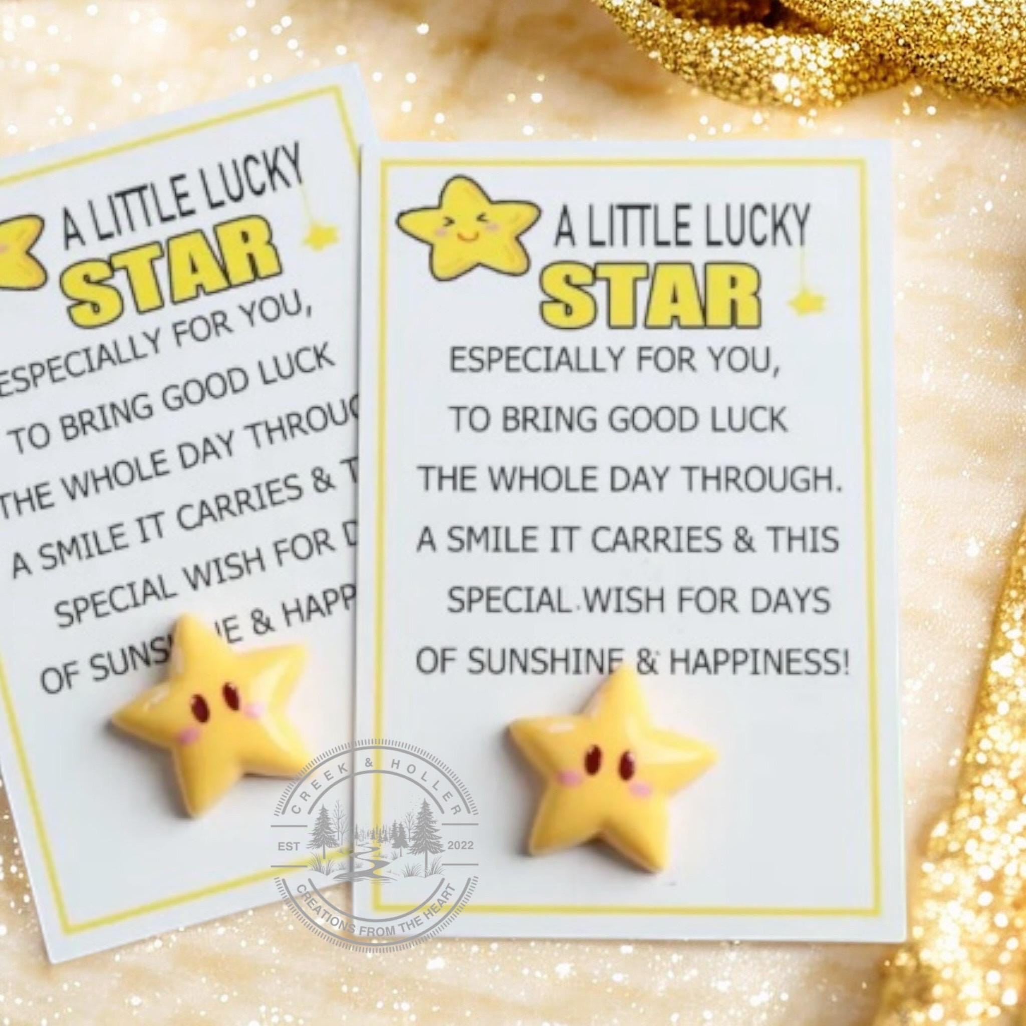 Lucky Star Pocket Hug: Inspirational Keepsake Gift - Etsy