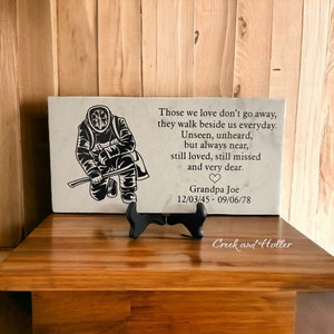 Personalized Fallen Firefighter Memorial Tile: Sympathy Gift - Etsy
