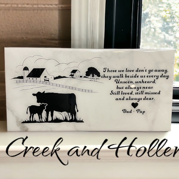 Cow Farmer Memorial - Etsy