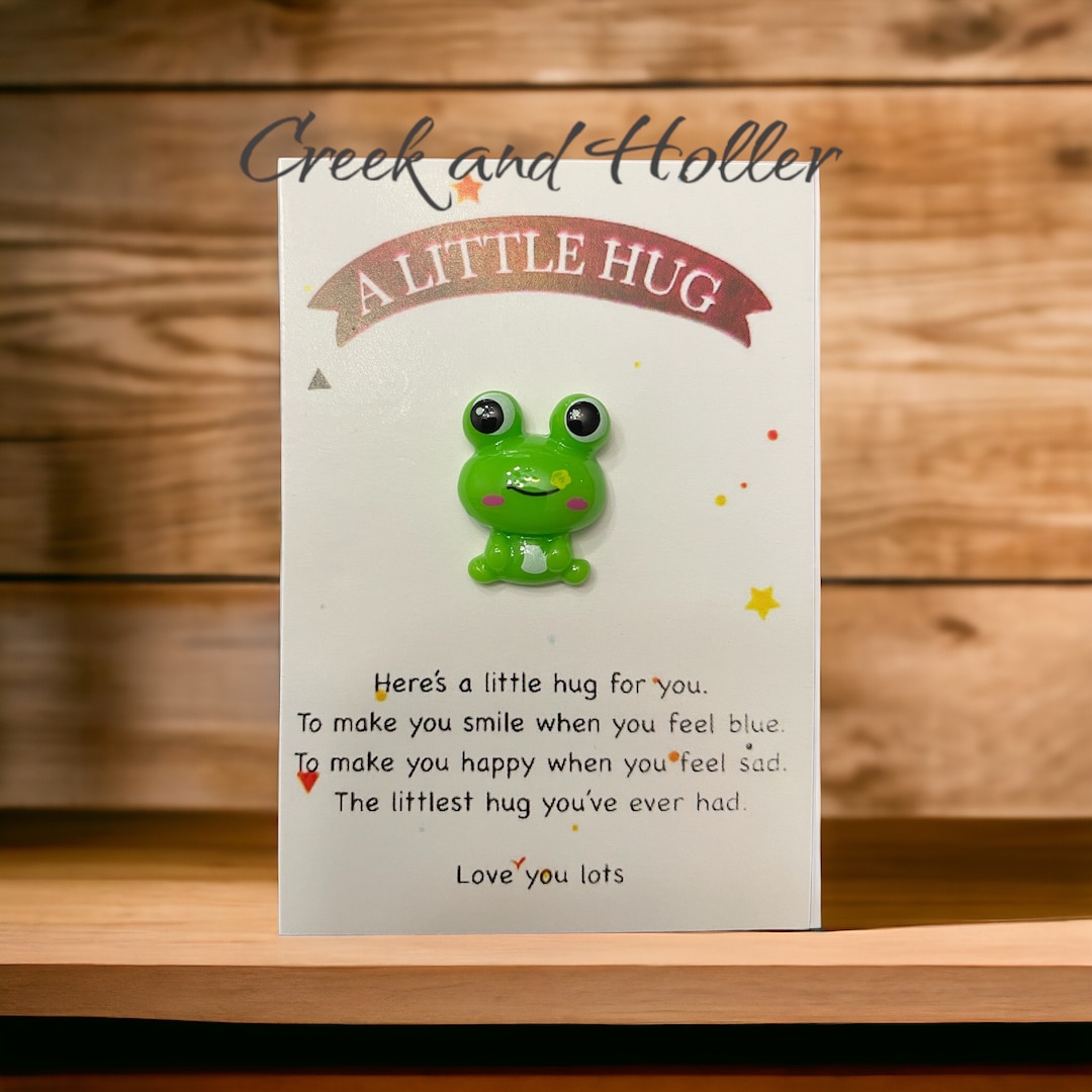 Frog Pocket Hug, Animal Pocket Pocket Hug, Pocket Hug, Keepsake ...