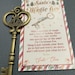 Santa's Magic Key: Christmas Eve Keepsake With Gift Tag - Etsy