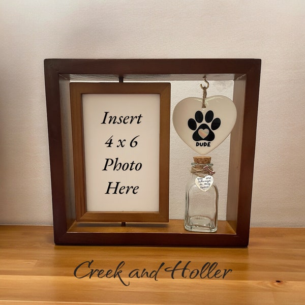 Pet Memorial Hair Frame - Etsy