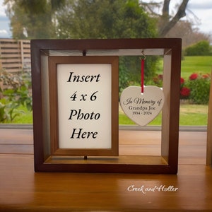 Personalized in Memory of Frame, Loss of Parent, Personalized Ornament ...