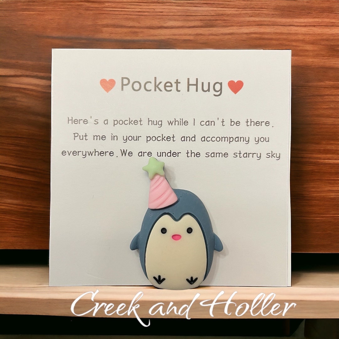Penguin Pocket Hug, Animal Pocket Pocket Hug, Pocket Hug, Keepsake ...