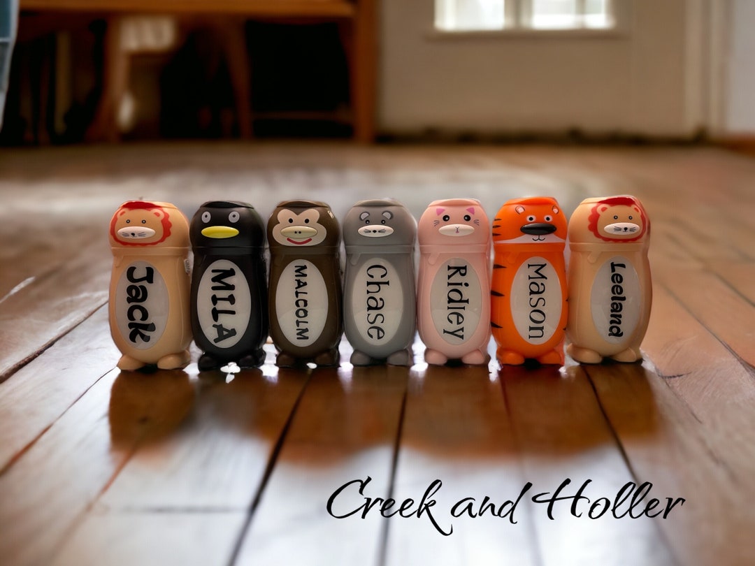 Personalized Kids Animal Flashlight, LED COB Light, Childs Lantern ...