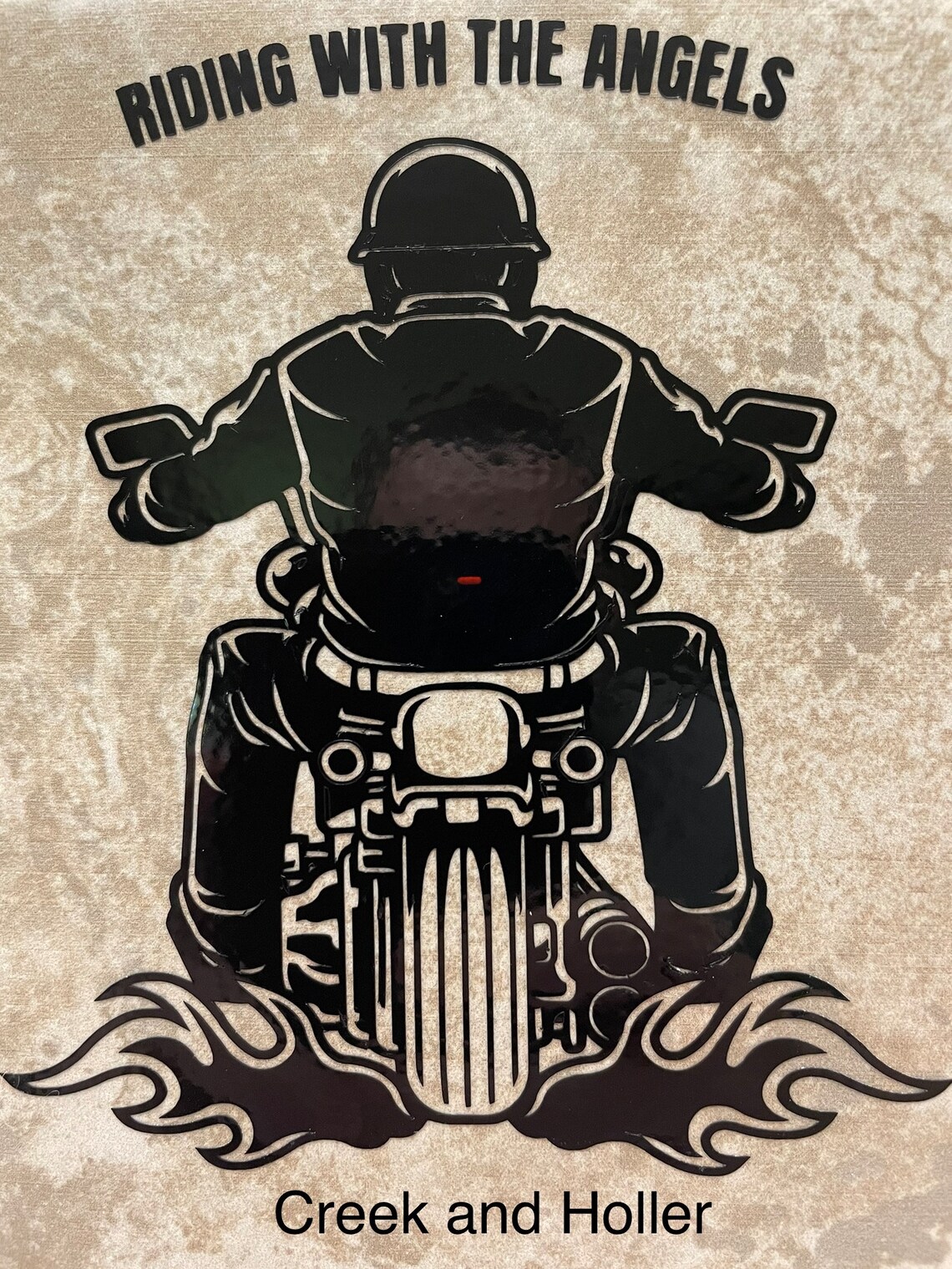 Personalized Motorcycle Memorial Tile riding With the - Etsy