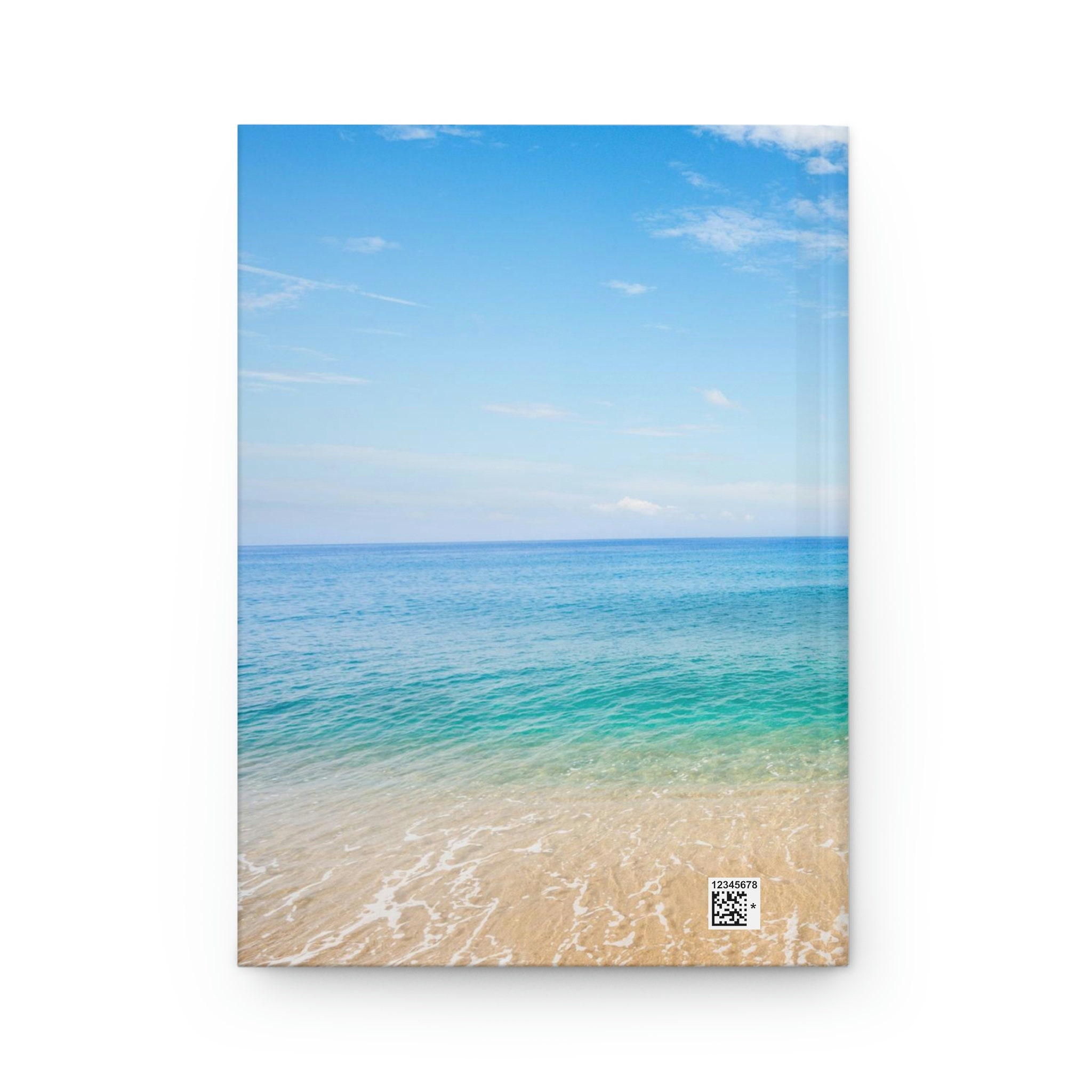 Hardcover Journal With Ocean Waves and Sand Cover | Daily Journal ...