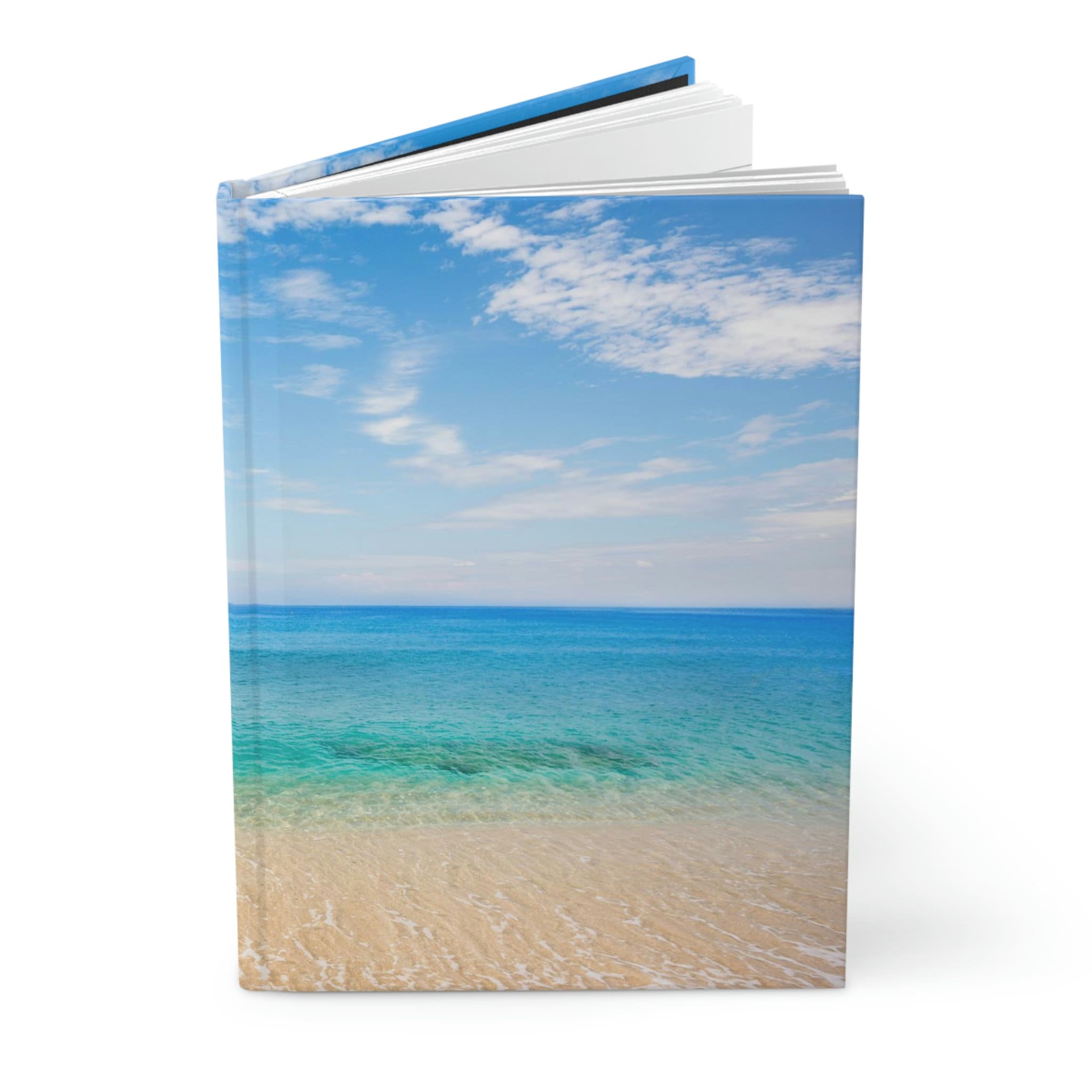 Hardcover Journal With Ocean Waves and Sand Cover | Daily Journal ...
