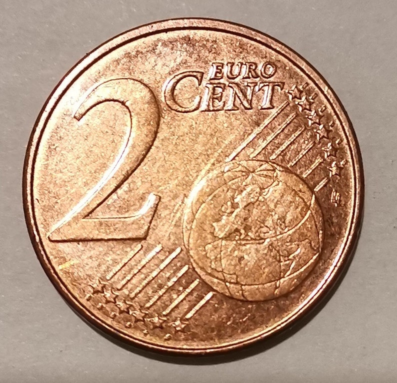2 EURO CENT - Etsy
