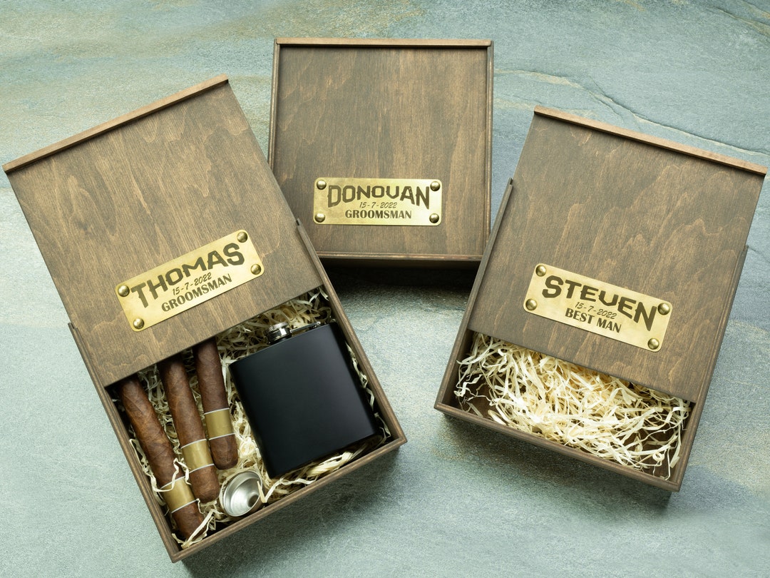 Groomsmen Proposal Box - Will You Be My Groomsman Gift Box, Best Man ...