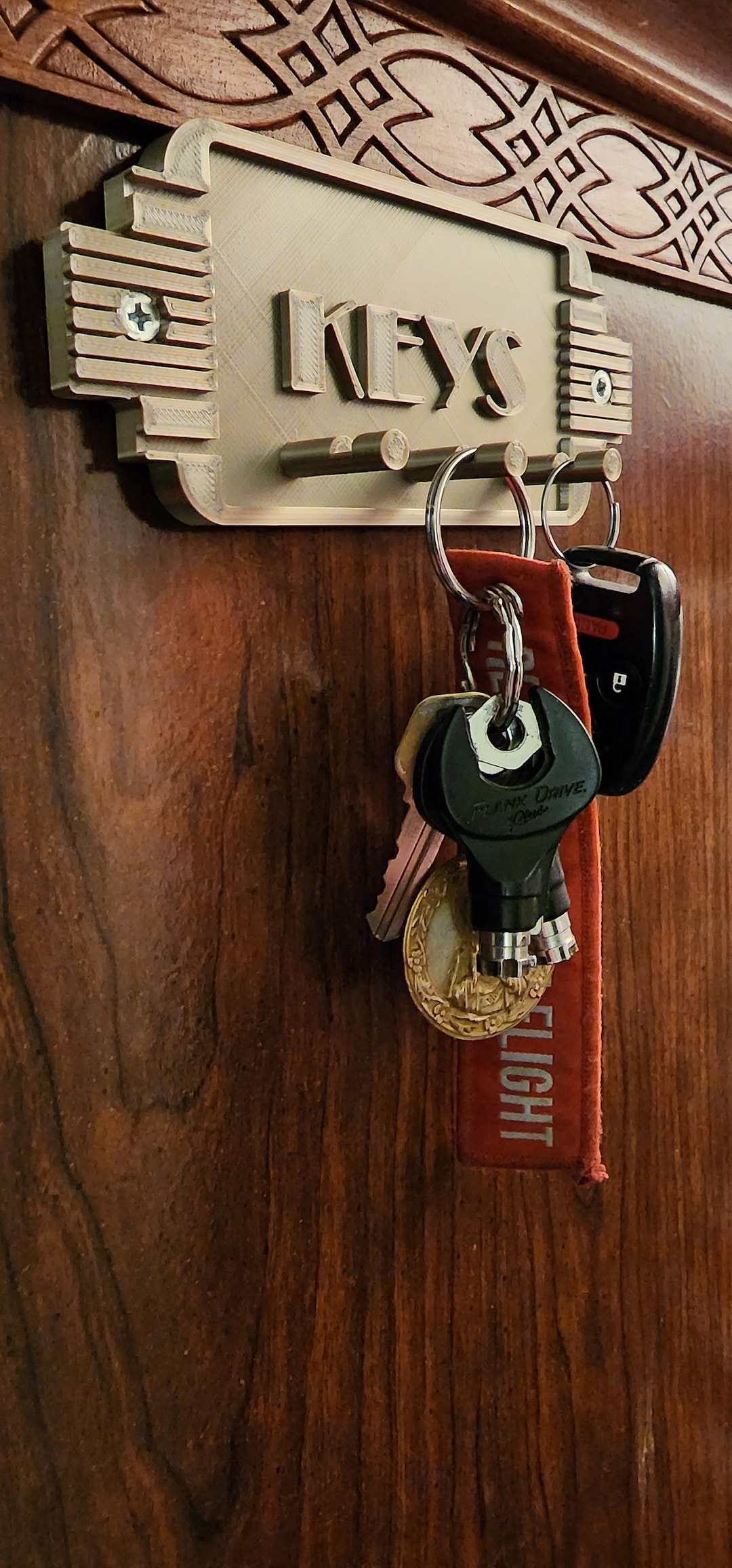 Art Deco Keyring Holder - Etsy