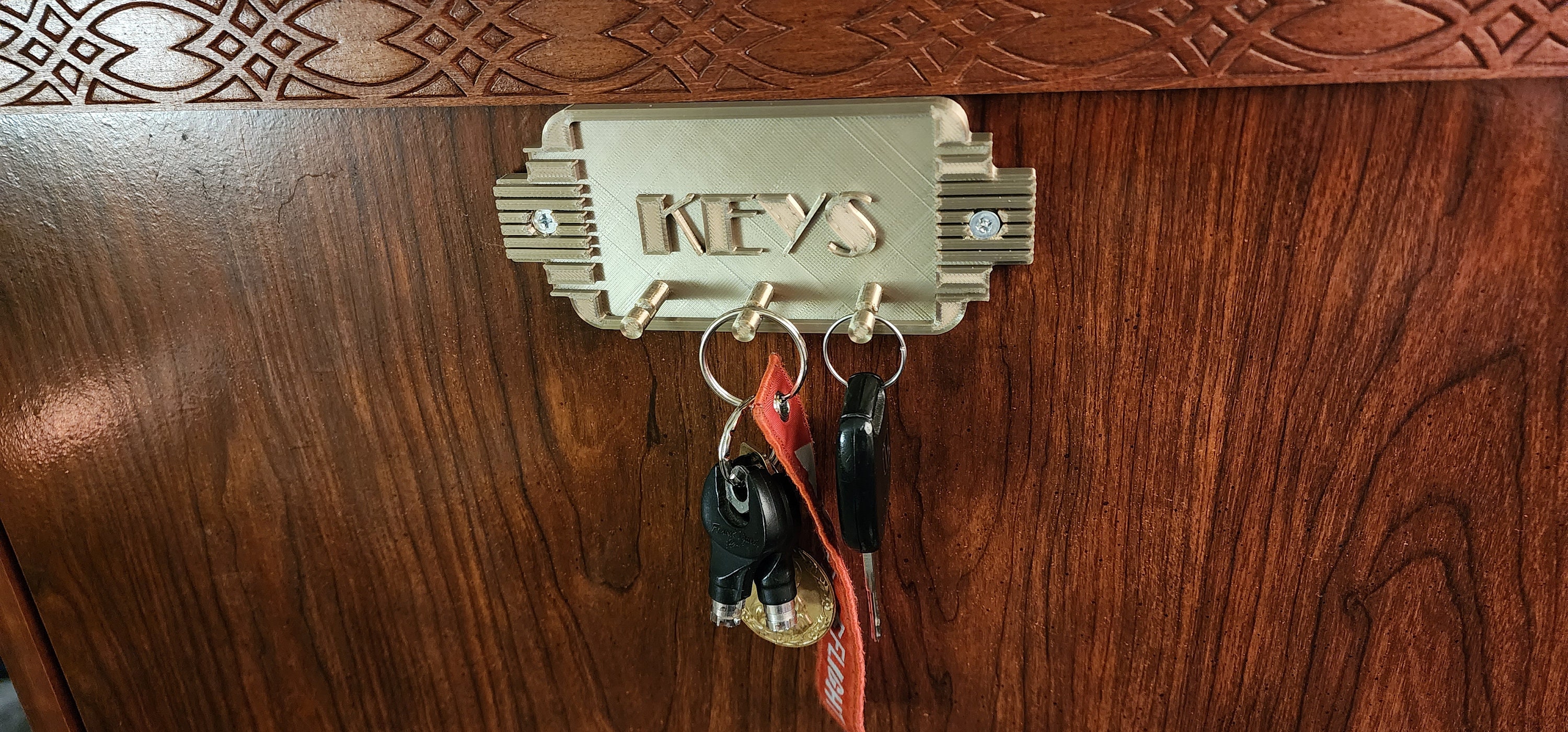 Art Deco Keyring Holder - Etsy