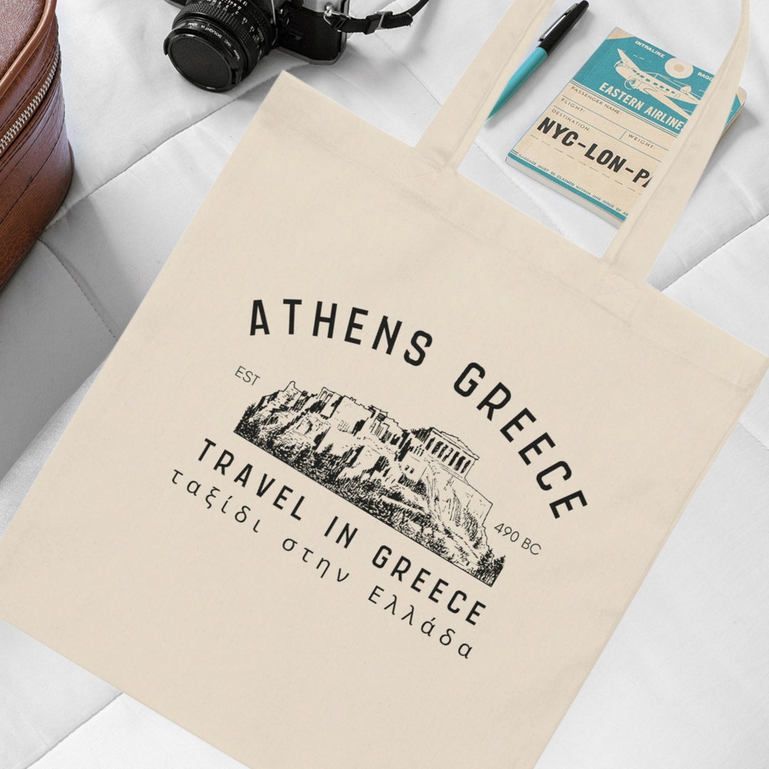 Athens Greece Tote Bag, Acropolis of Athens, Parthenon Acropolis of ...