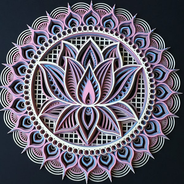 Lotus Mandala - Etsy