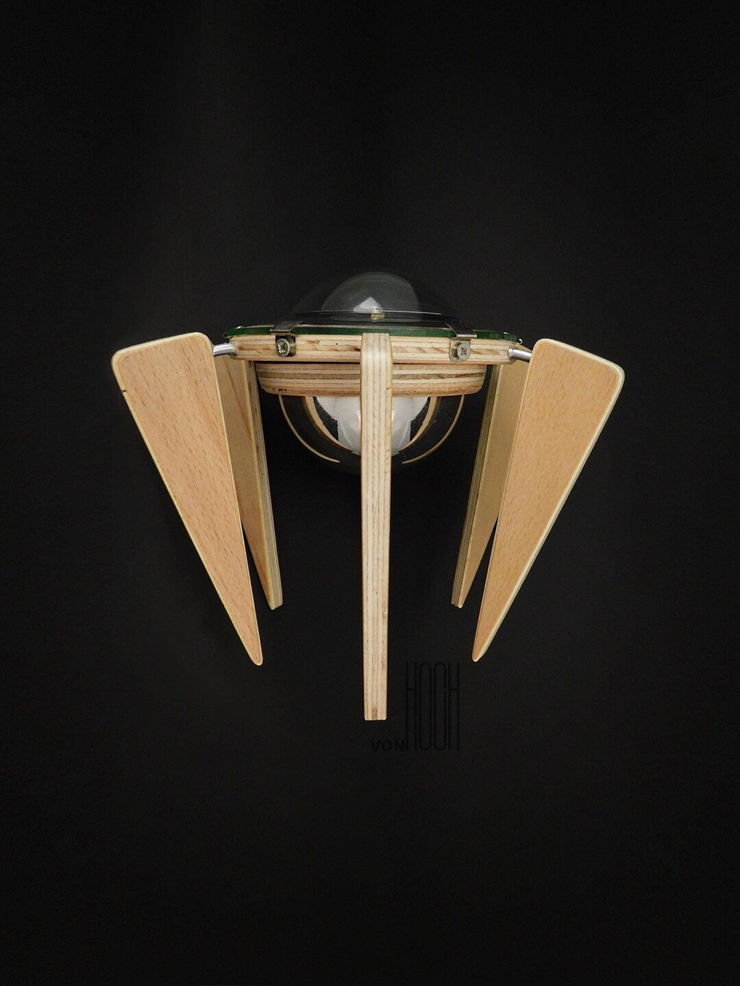 Mid Century Modern Desk Clock Sputnik. Space Age Mantle Clock. Atomic ...