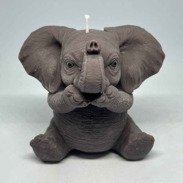 Elephant Candle - Etsy