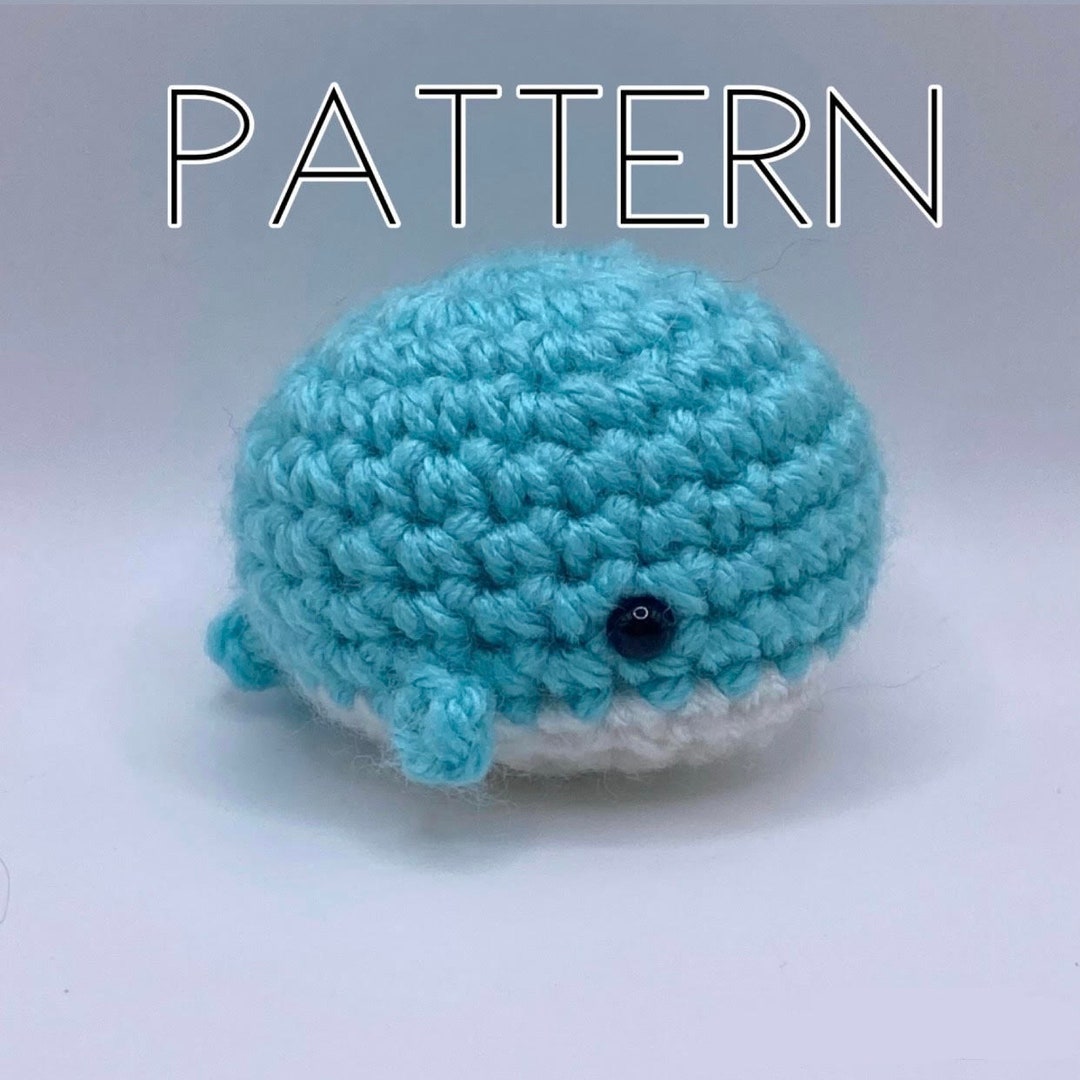 Mini Whale No Sew Crochet Pattern, Amigurumi Pattern, Crochet Sea ...