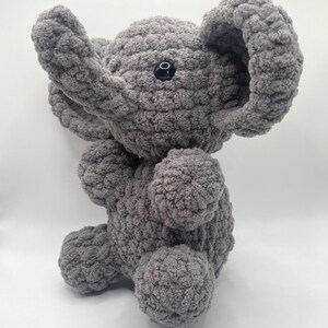 Chunky Elephant Crochet Pattern, Digital Crochet Pattern, Chunky ...