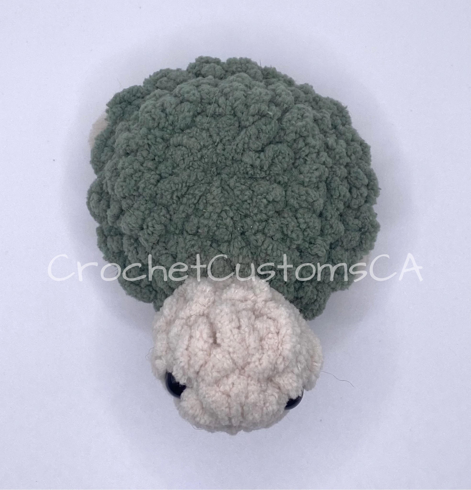 Mini Turtle Amigurumi Crochet Pattern: Low Sew Turtle Amigurumi (PDF ...
