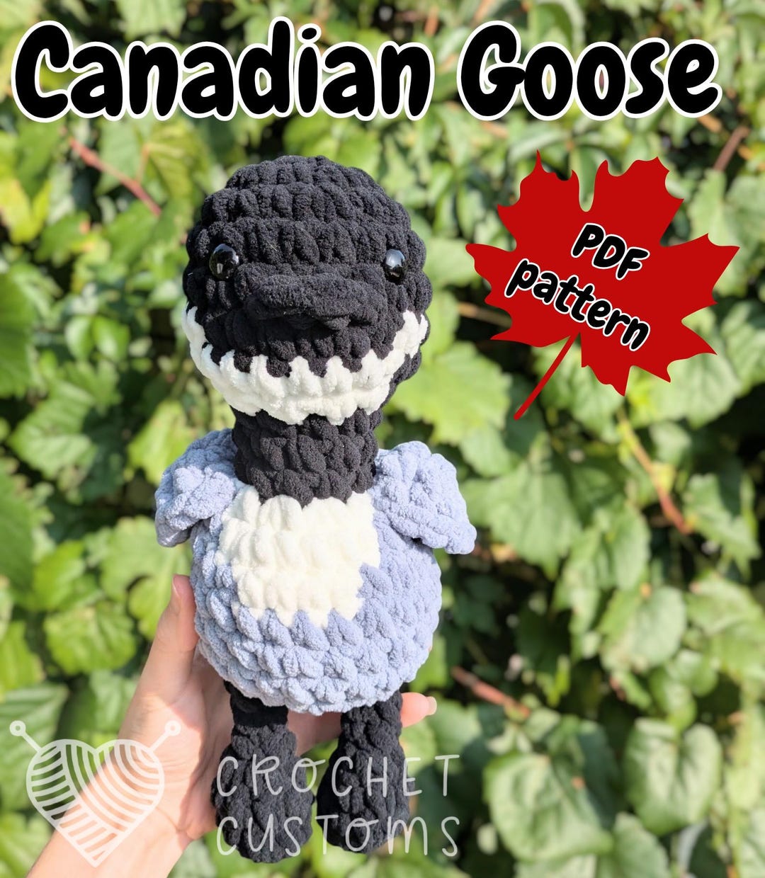 Canadian Goose Amigurumi Crochet Pattern - Etsy
