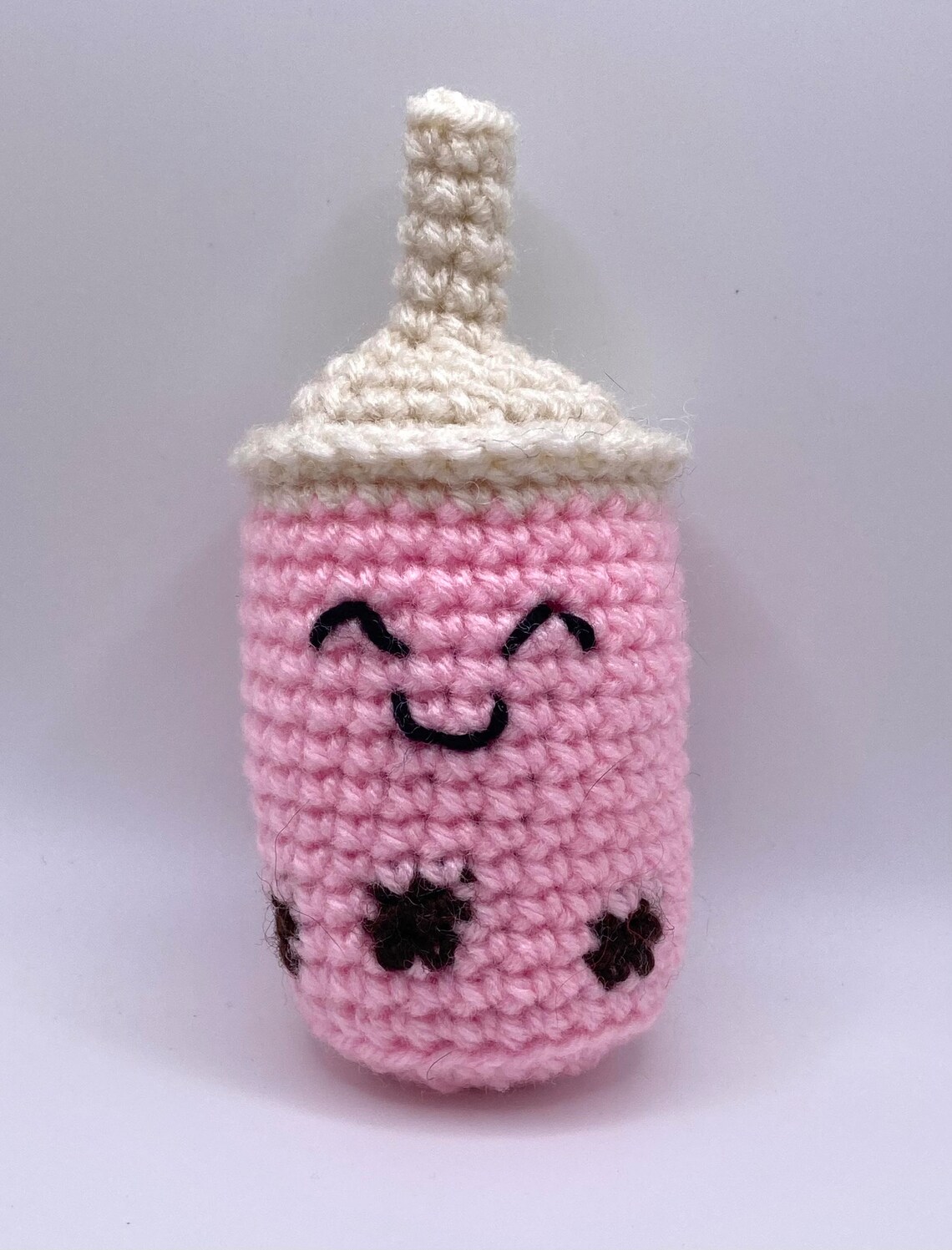 No Sew Boba Drink Crochet Pattern, Easy Kawaii Amigurumi Pattern, Boba ...