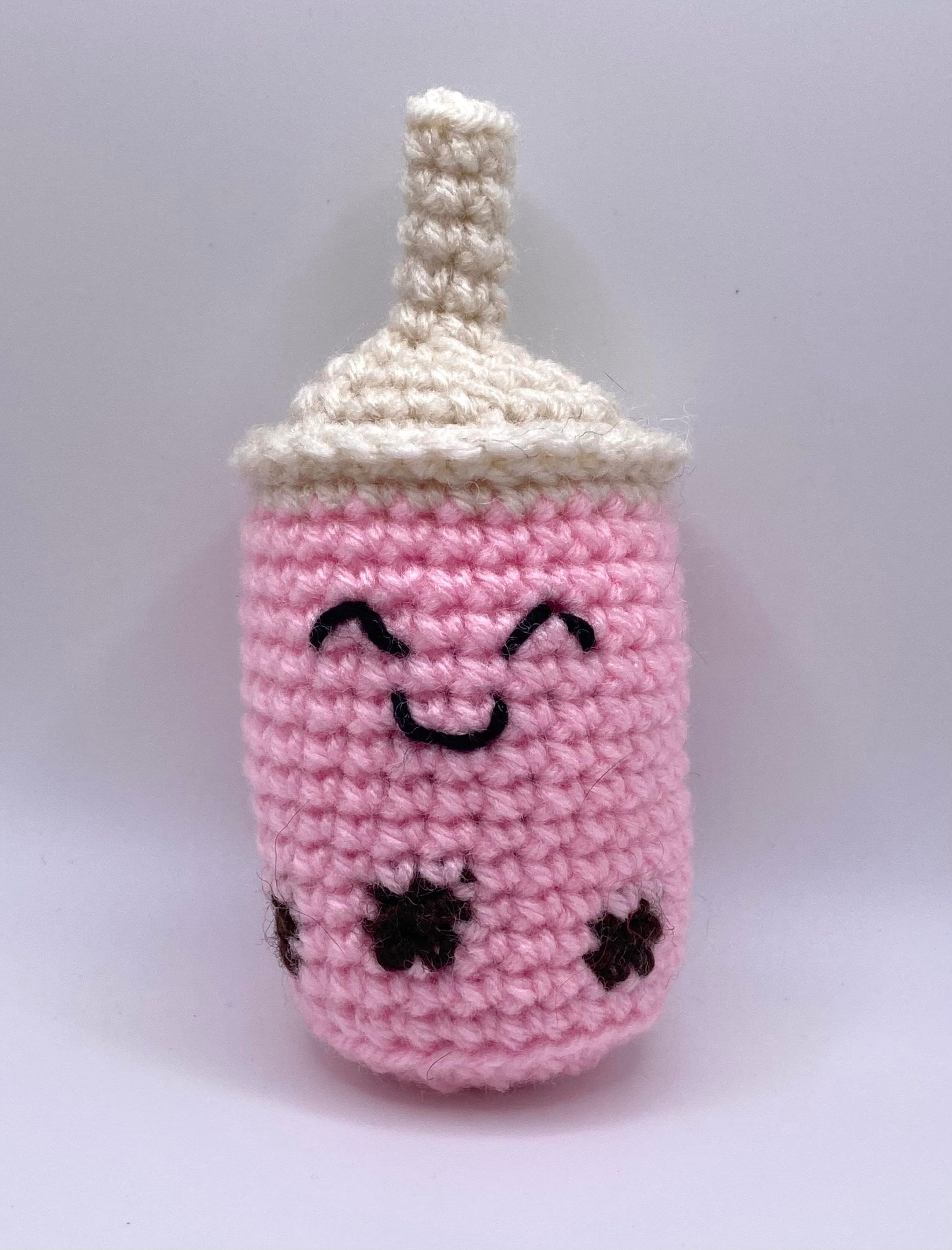No Sew Boba Drink Crochet Pattern, Easy Kawaii Amigurumi Pattern, Boba ...
