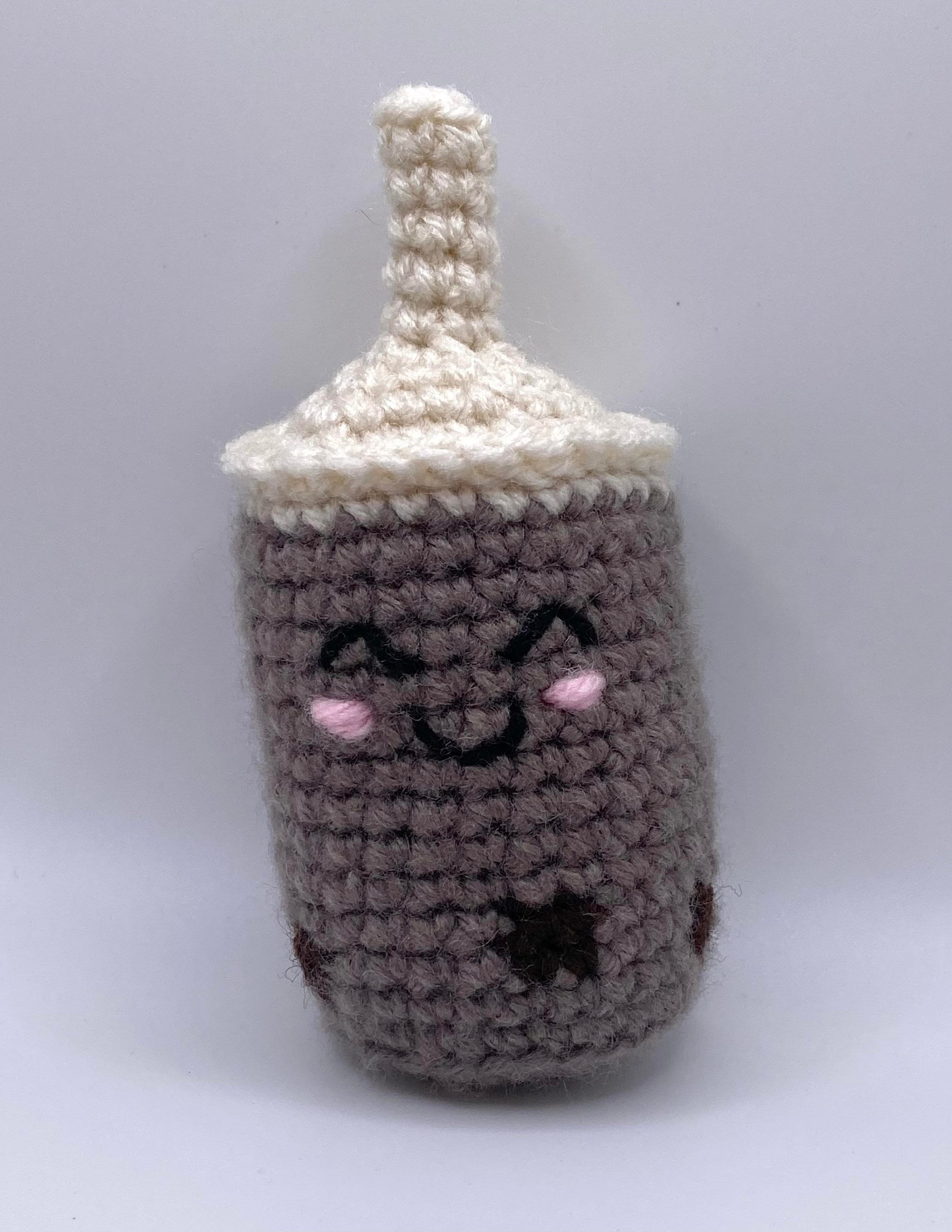 No Sew Boba Drink Crochet Pattern, Easy Kawaii Amigurumi Pattern, Boba ...