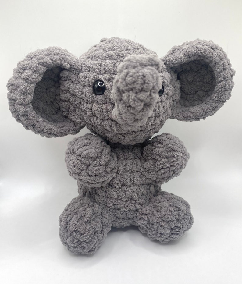 Chunky Elephant Crochet Pattern Digital Crochet Pattern - Etsy