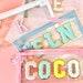 Personalized Clear Pencil Holder Custom Name Pencil Bag Back to School ...