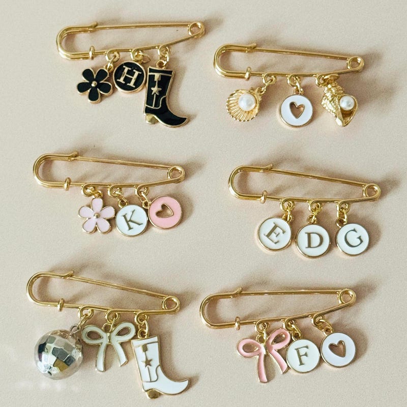 Coquette Safety Pin - Etsy