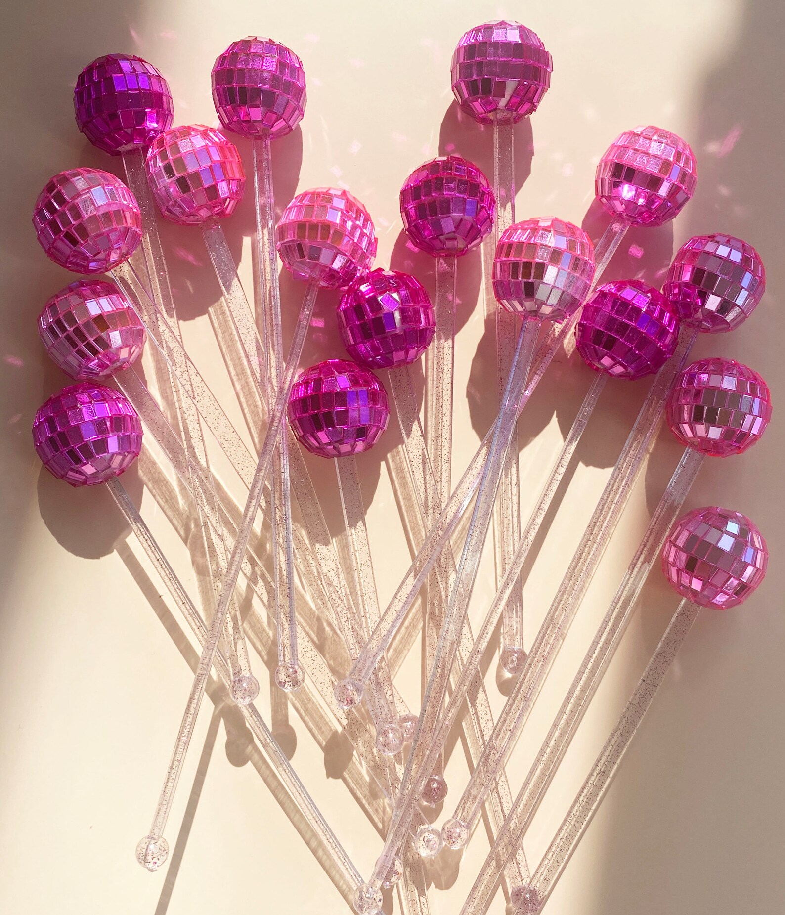 Disco Ball Drink Stirrer Disco Bar Cart Disco Ball Party Decor Disco ...
