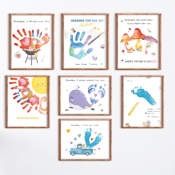 Toddler Craft for Grandpa - Etsy