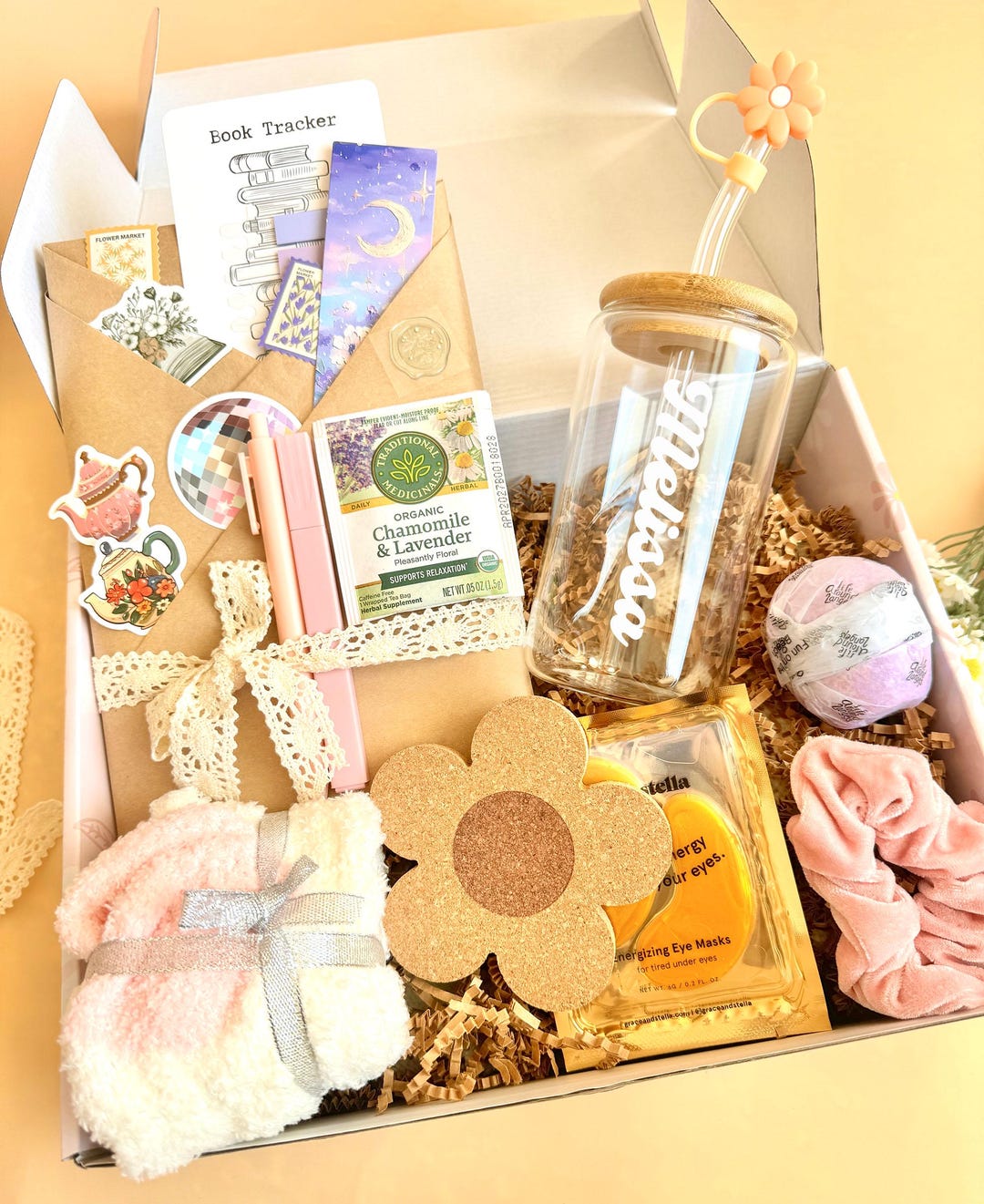 Blind Date With Book Gift Set Avid Reader Gift Box for Bookworm Gift Custom Bookish Birthday ...