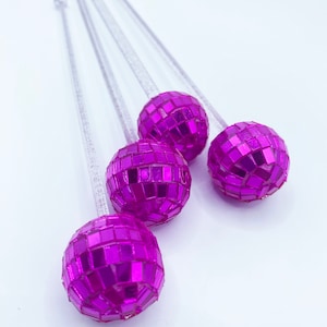 Disco Ball Drink Stirrer Disco Bar Cart Disco Ball Party Decor Disco ...