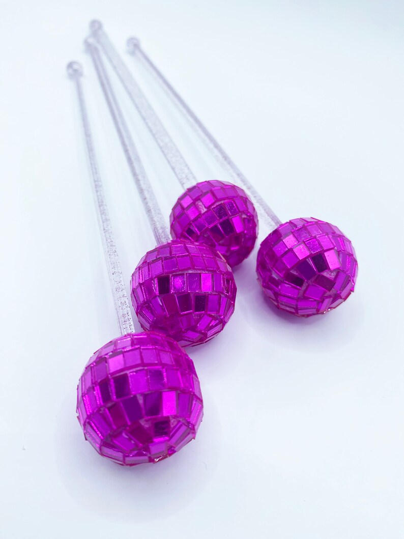 Disco Ball Drink Stirrer Disco Bar Cart Disco Ball Party Decor Disco ...
