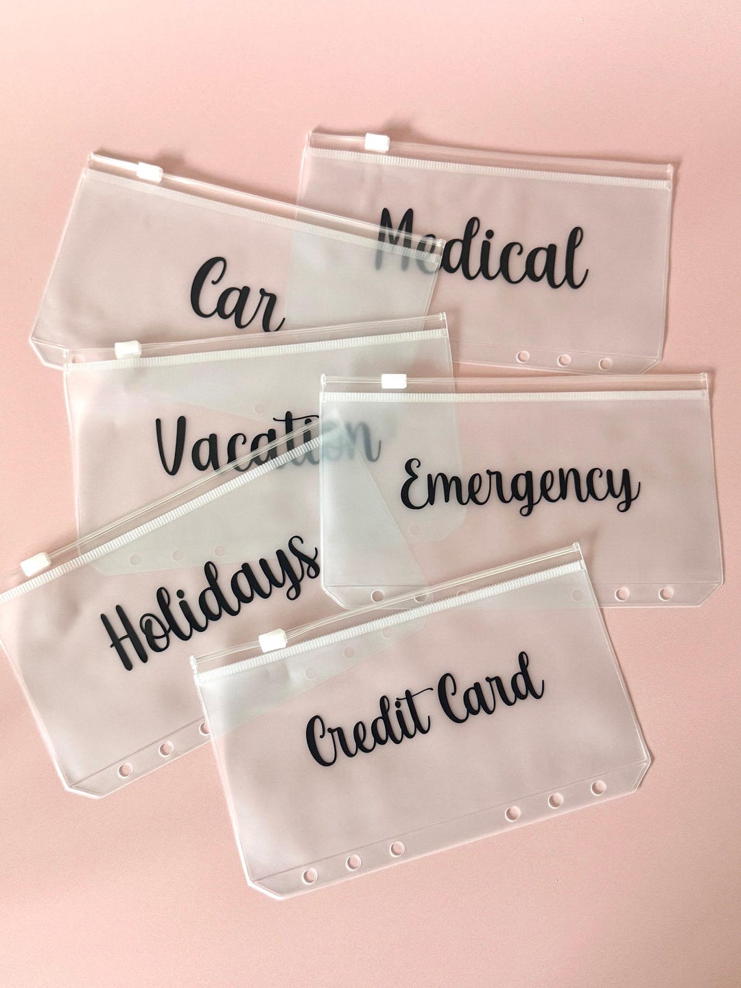 Money Envelope A6 Custom Cash Stuffing Pocket Budget Binder Insert ...