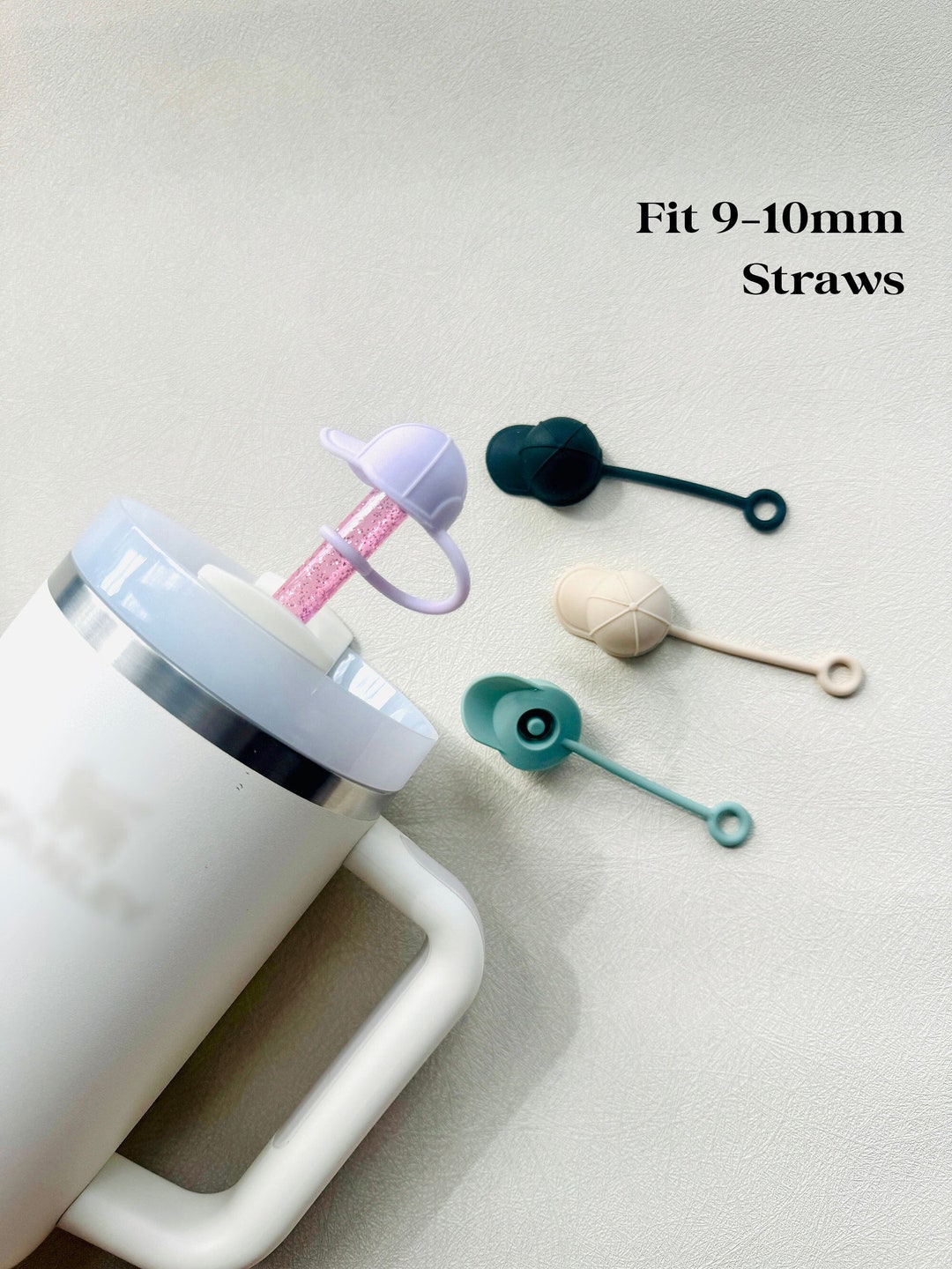 Baseball Tumbler Straw Topper Hat Straw Cover Initial Baseball Cap ...