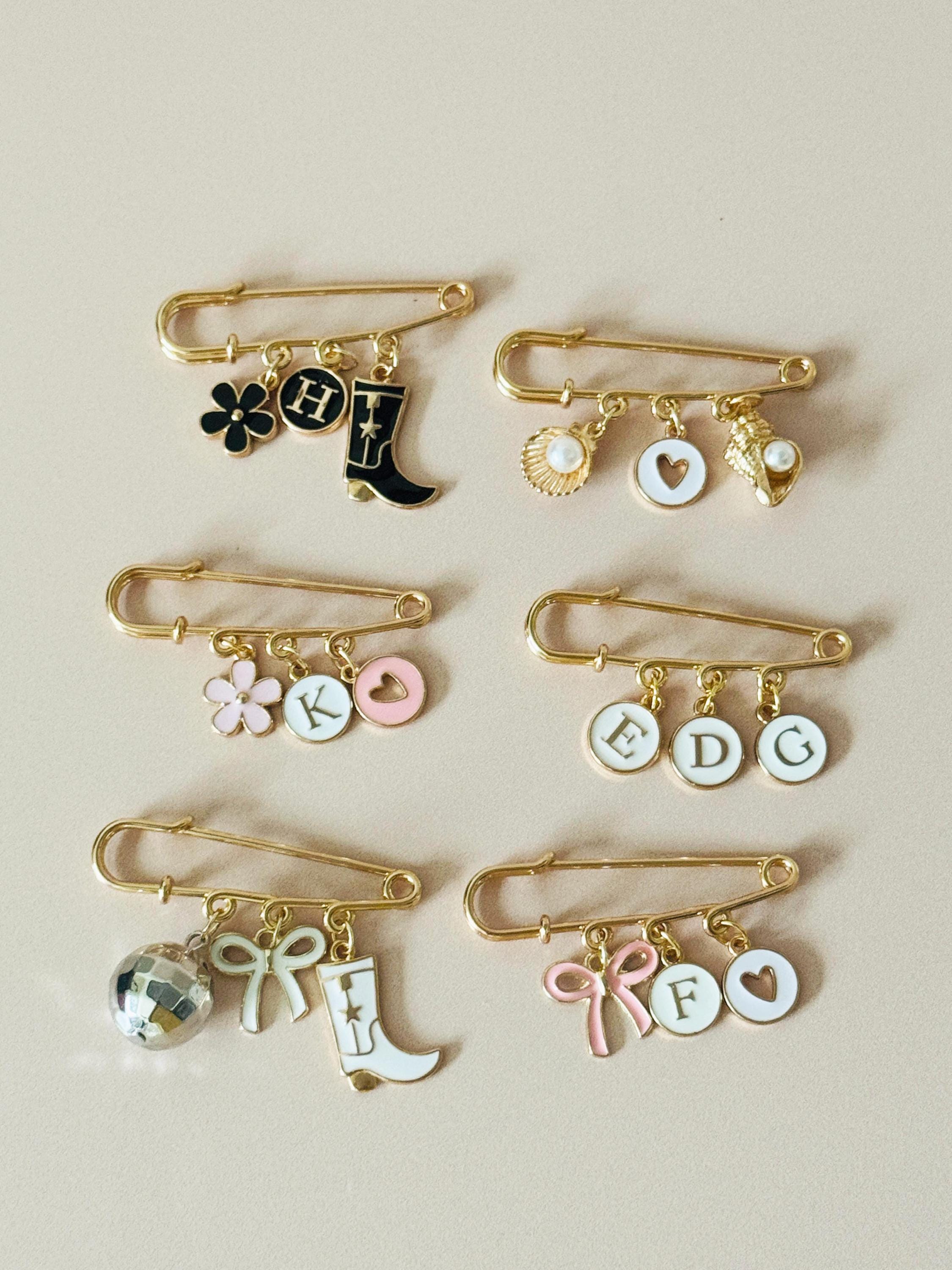 Custom Broach Pin Personalized Safety Pin Newborn Gift for New Mom ...