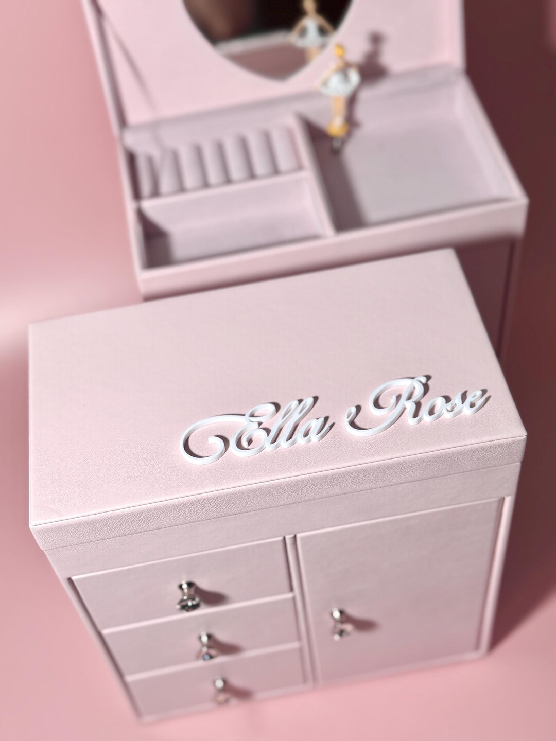 Custom Girls Music Jewelry Box: Toddler Birthday Gift, Flower Girl Gift ...