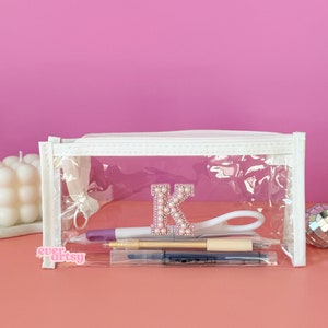 Custom Name Pencil Bag Personalized Clear Pencil Holder Back to School ...