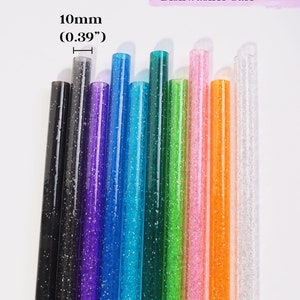 Glitter Tumbler Straw Replacement Straw Cup Accessory Glitter Straw for ...