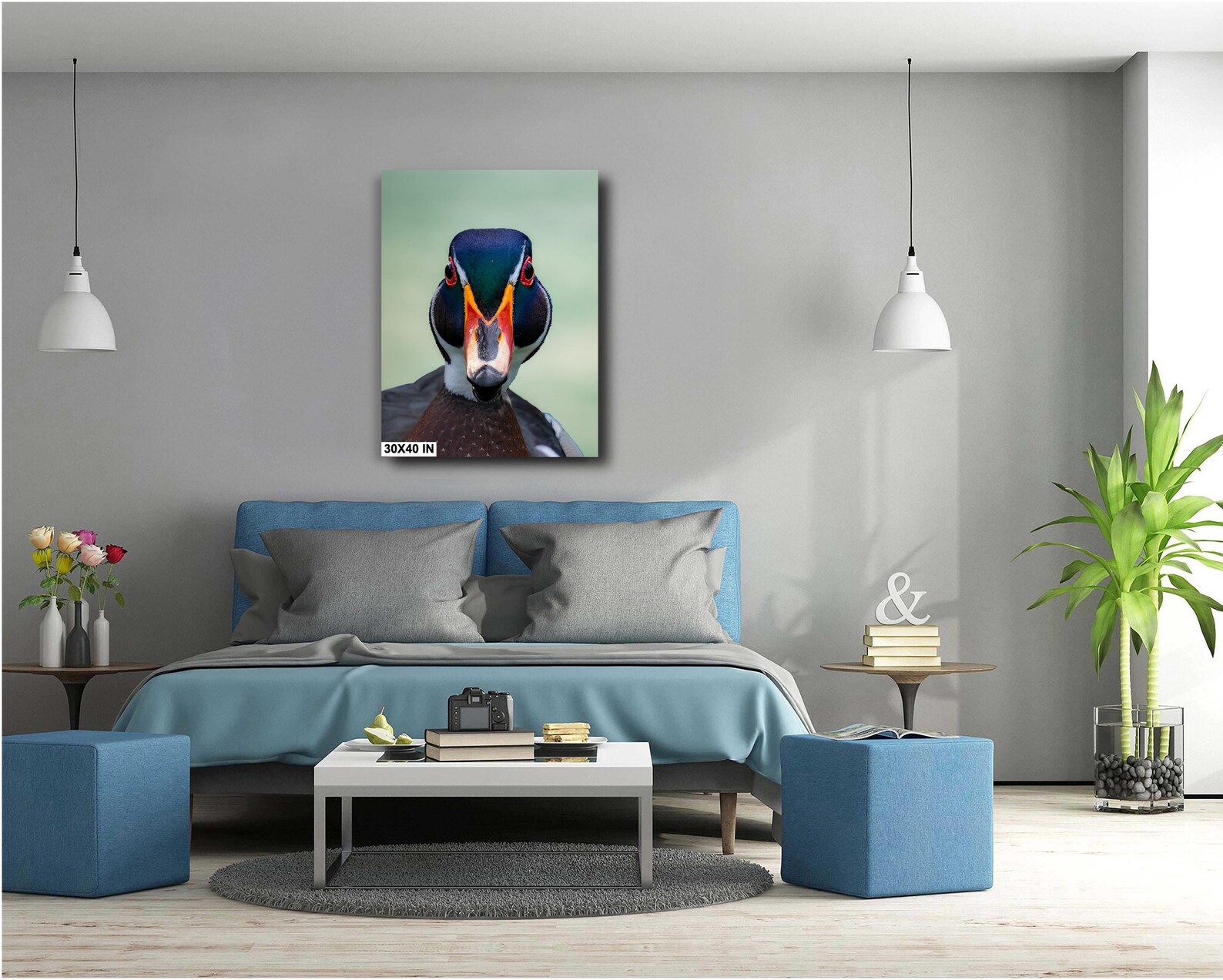 Wood Duck Portrait, Wildlife Photography Print, Bird Photography Print ...