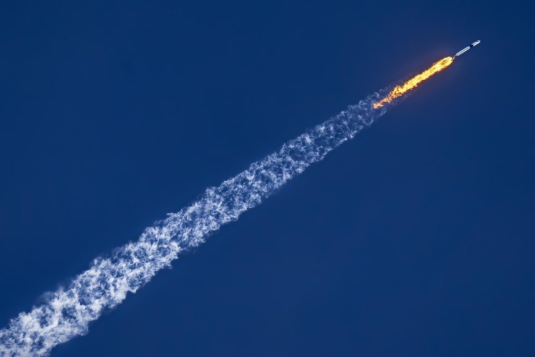Spacex Rocket Launch, Rocket Photography Print, Space Photography Print ...