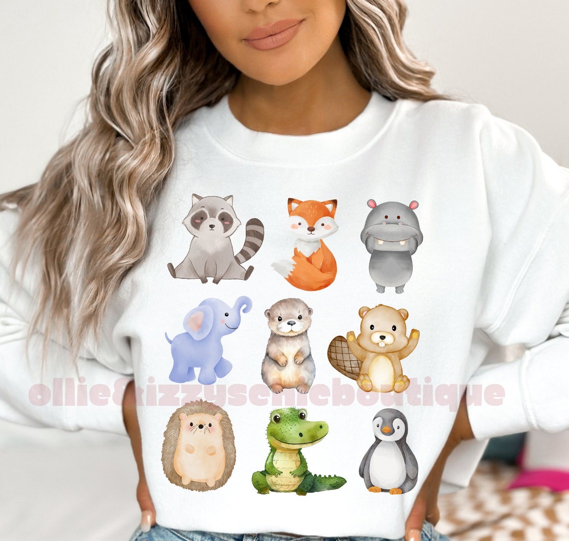 Cute Animals Digital Download Png Nursery Wall Art Instant Download ...