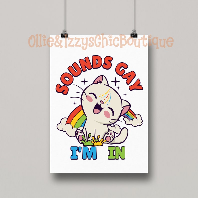 Sounds Gay I'm in Svg PNG, Funny LGBT Png, Rainbow Pride Month Png, Gay ...