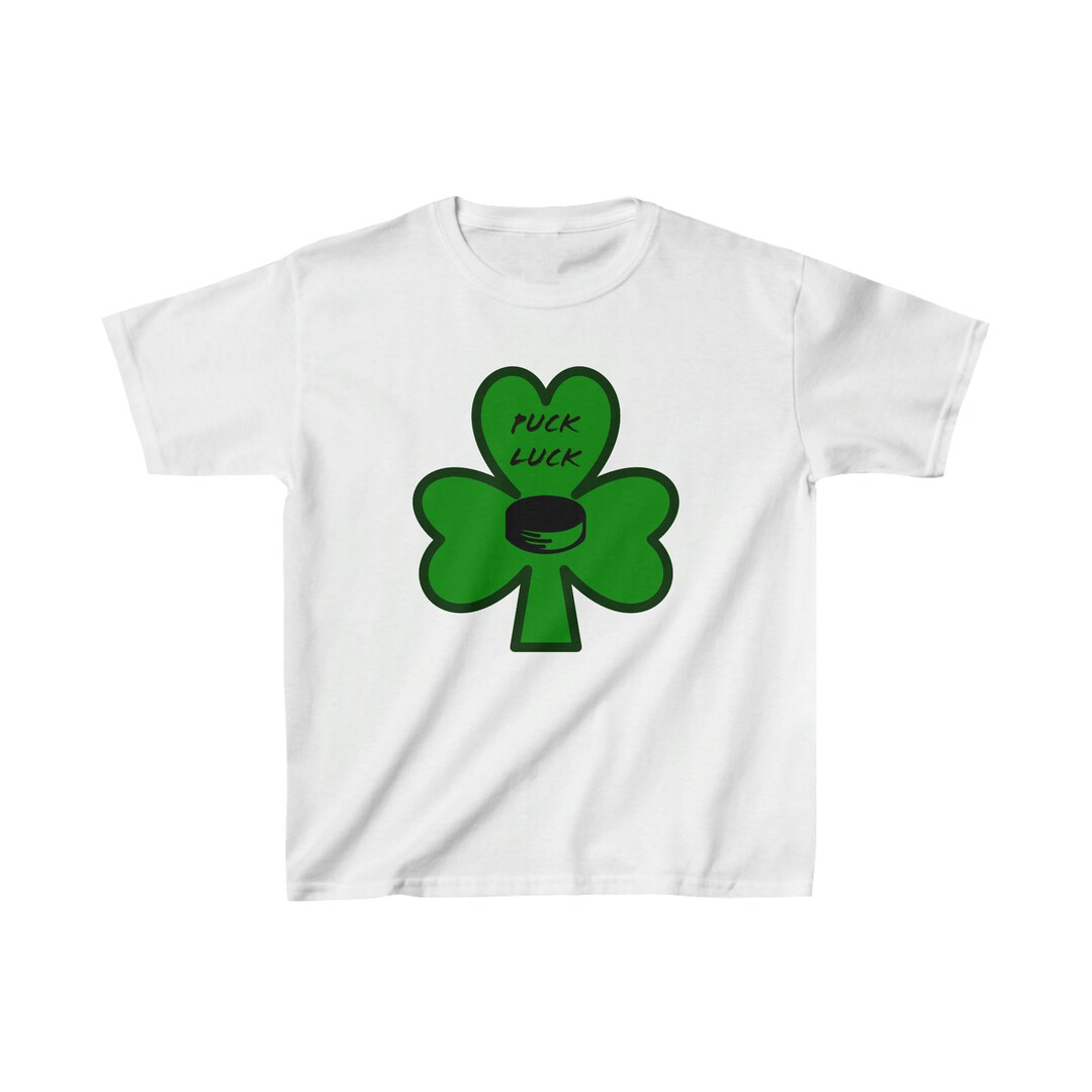 Puck Luck Hockey T-shirt for Kids - Etsy