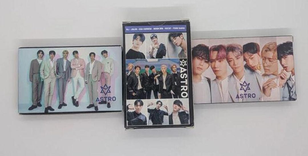 ASTRO Official Lomo Photo Card Packs Kpop Moonbin, MJ, Jinjin, Cha Eunwoo, Sanha, Rocky ...