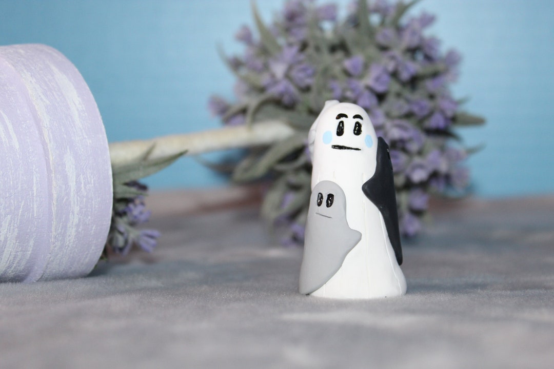 Handmade Clay Ghost Figure Unique Clay Art Cute Spirit Desk - Etsy