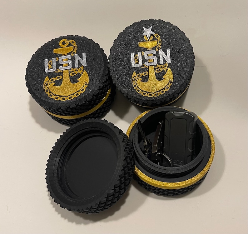 Fully 3D Printed Screw Top Knurled Texture Container. No Stickers. - Etsy